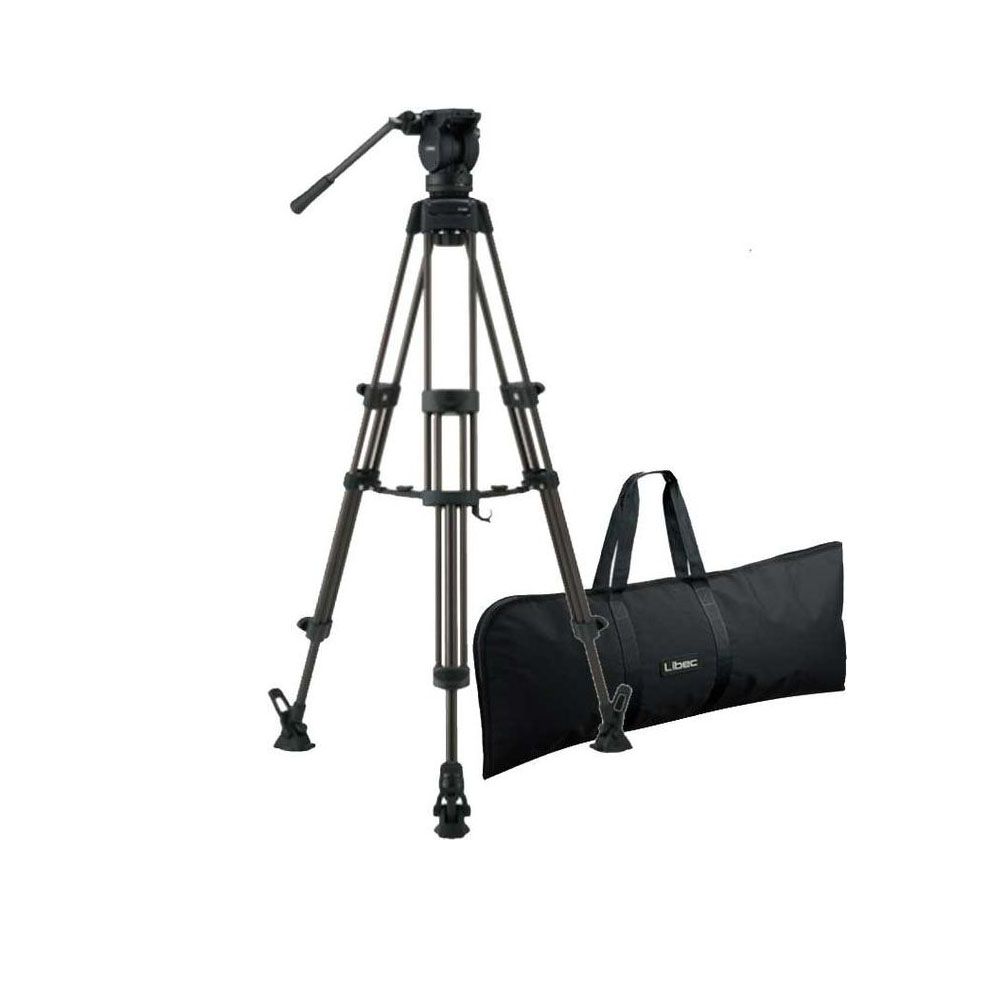 Libec Lx7 M Tripod With Pan And Tilt Fluid Head And Mid Level Spreader