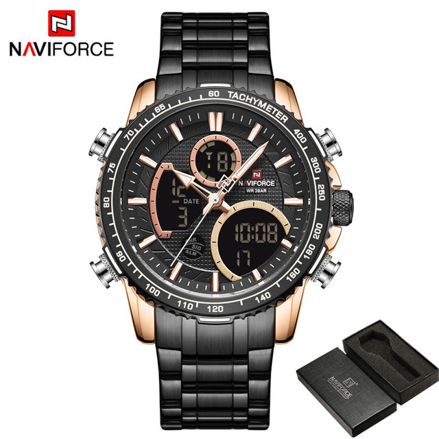 Naviforce 9182 CH - Black RoseGold Price in Bangladesh - Econaz