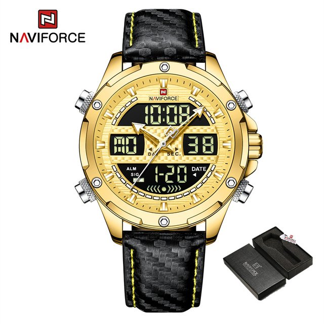 Naviforce 9194 L - Black Gold Price in Bangladesh - Econaz