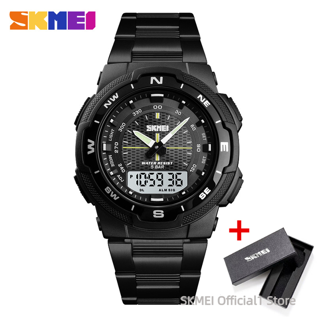 Skmei 1370 - Black White Price in Bangladesh - Econaz